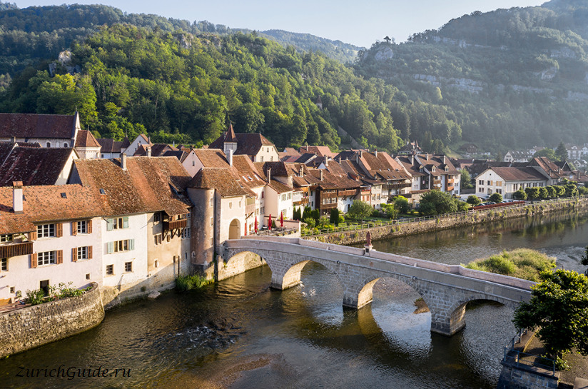 St. Ursanne, kanton Jura, Switzerland_1 - ZurichGuide.ru