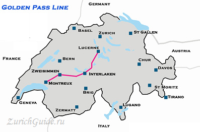 Golden pass-route - ZurichGuide.ru